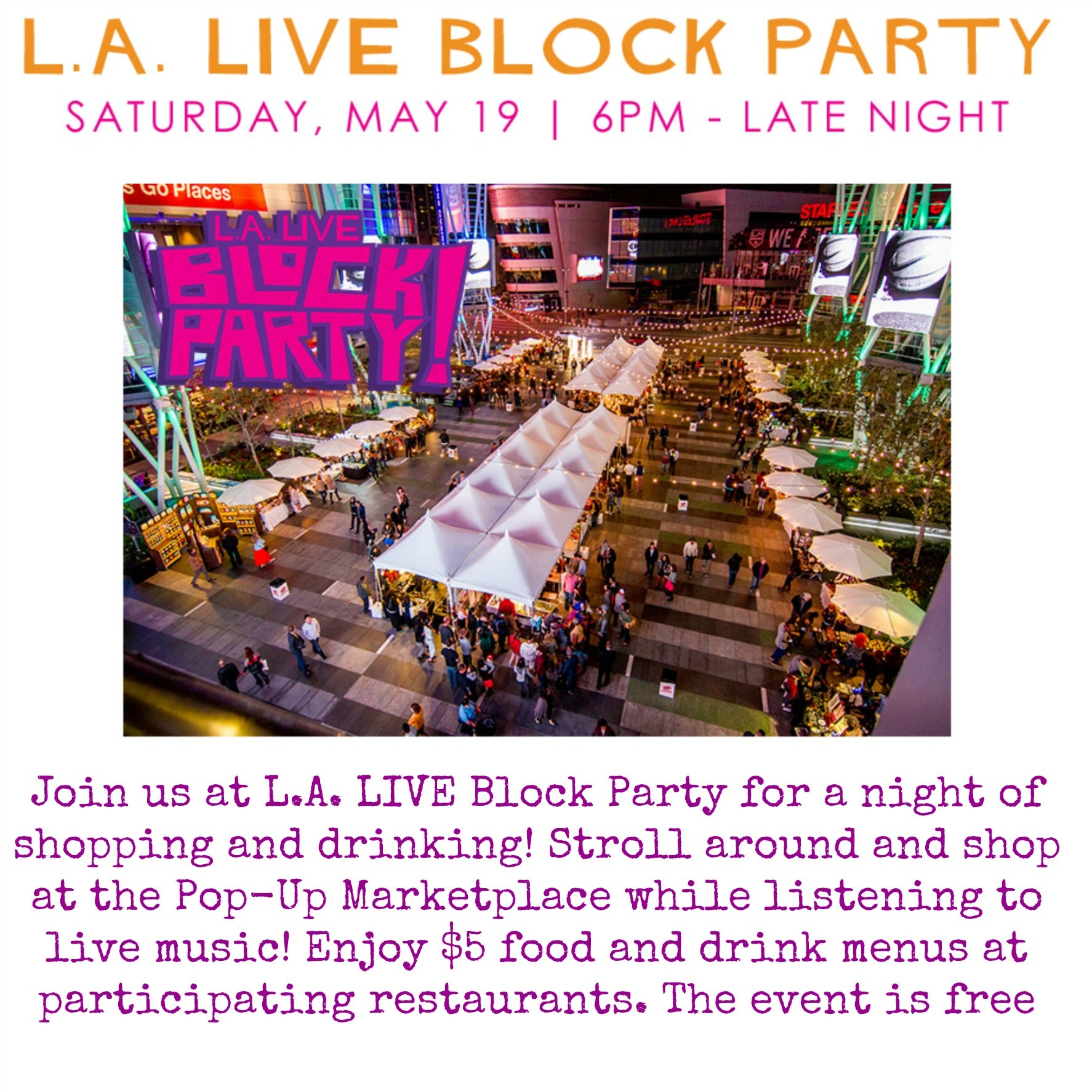 LA Live Block Party - Cute Laces